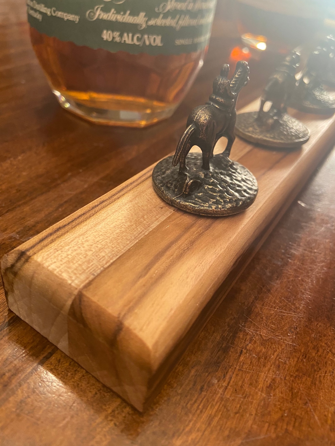 Blanton’s Bourbon Cork Display Made From Beautiful Teak Wood, Blantons ...