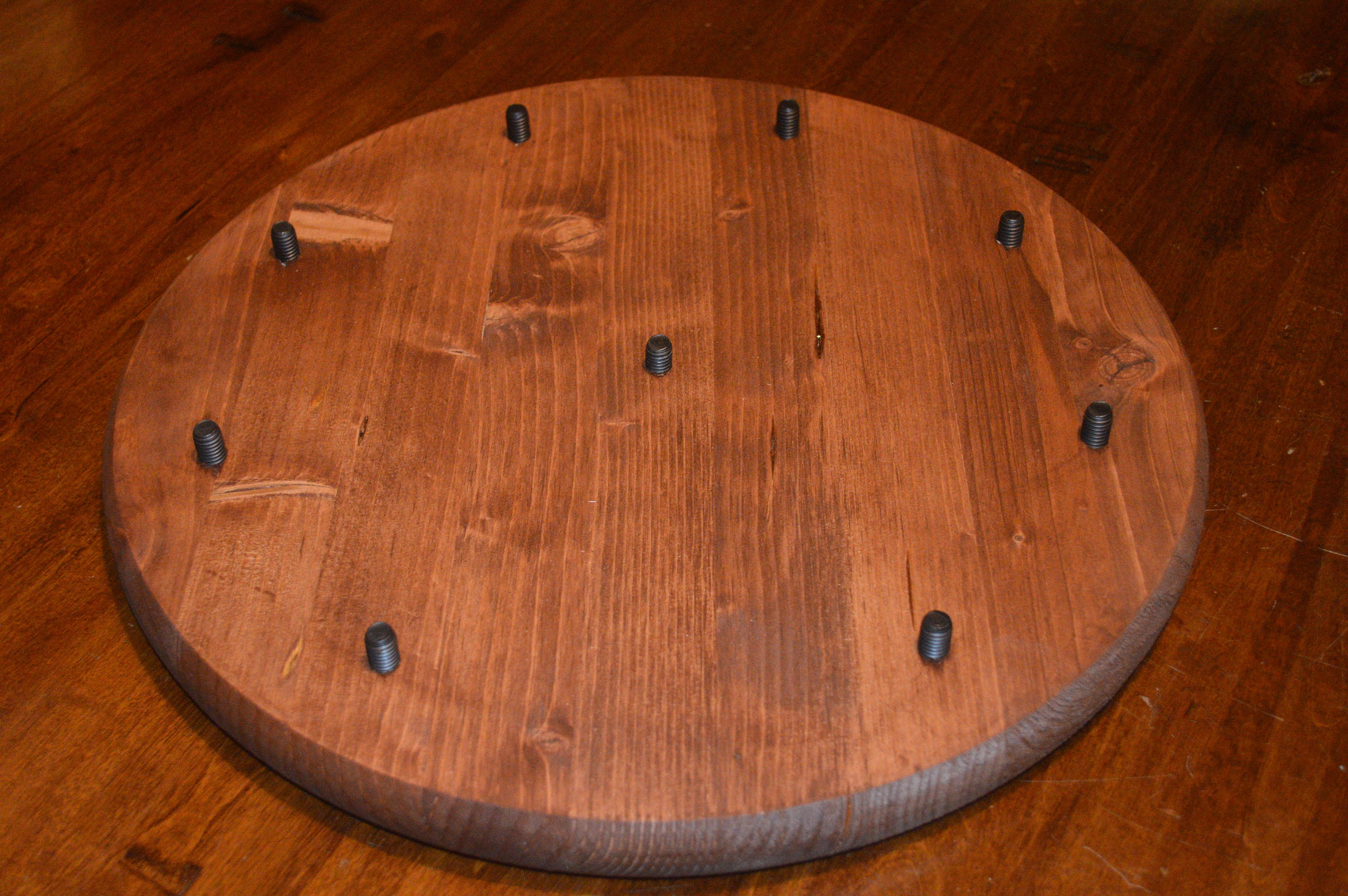 Handmade Round American Pine 9 Beer Tap Handle Display - Etsy