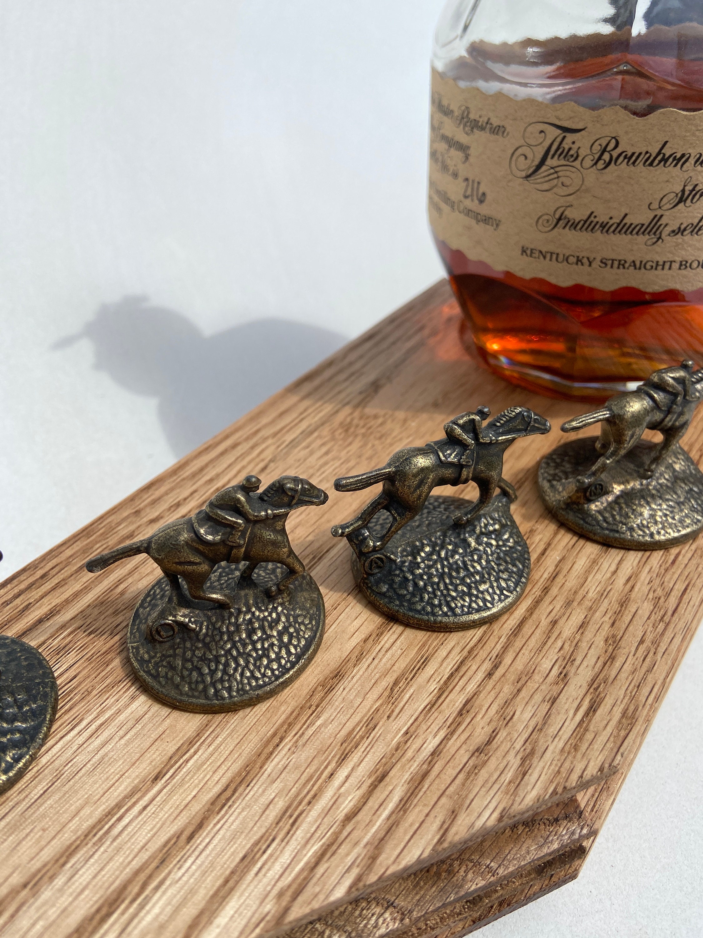 Blantons Bourbon Cork Display Solid Oak Blantons Etsy