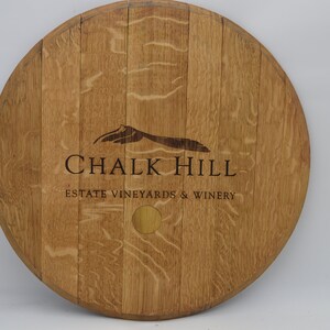 Chalk Hill Sonoma Valley Vineyard Wine Barrel Head/lid - Etsy