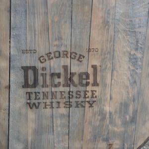 George Dickel Tennessee Whiskey Barrel Head/lid - Etsy