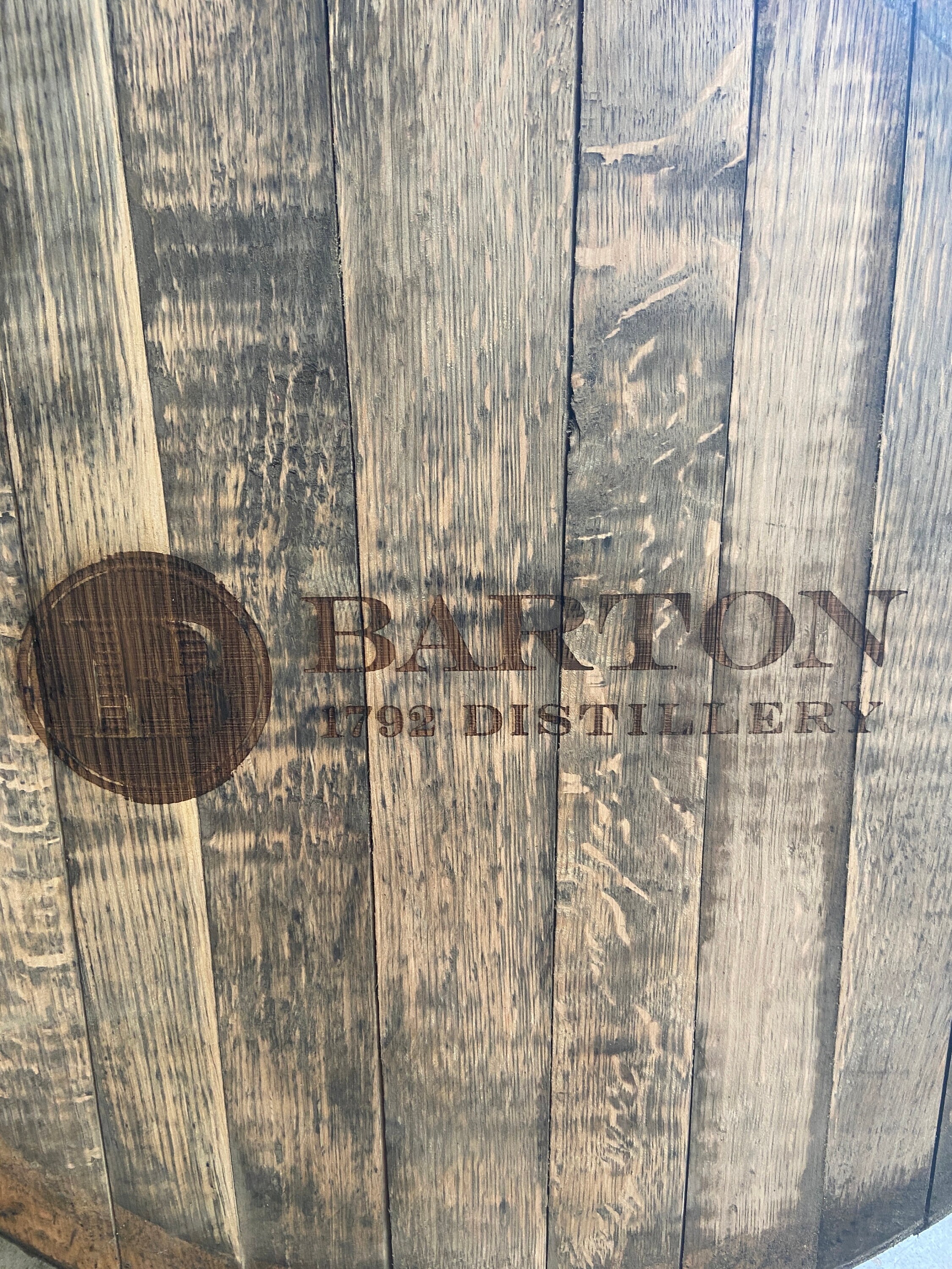 Barton Bourbon Whiskey Barrel Head/lid - Etsy