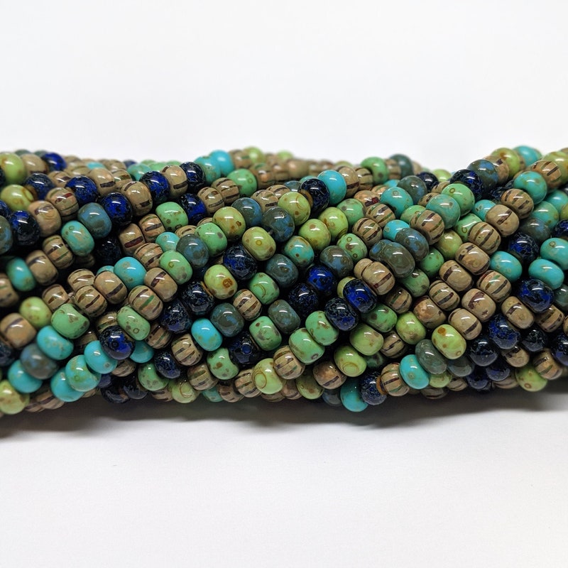 Czech Picasso Beads - Etsy