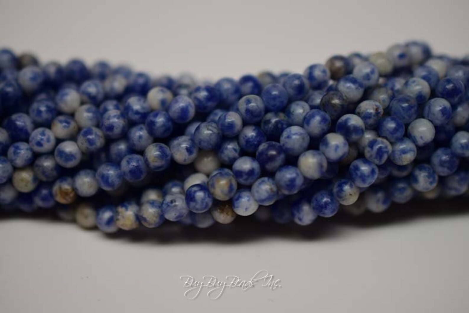 4MM Blue Spot Jasper Round Beads Natural Stone Beads 1 - Etsy