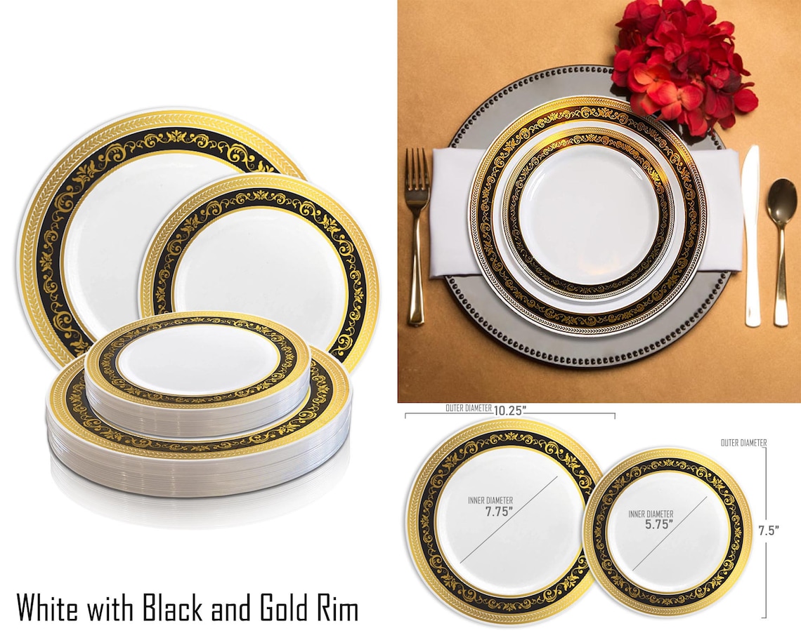 Elegant Royal Dinner Plates or Salad Plates Vibrant Colors | Etsy