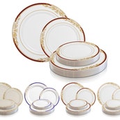 Deluxe Dinner Plates or Salad Plates, Vibrant Colors Harmony Design ...