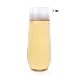 Elegant Stemless Disposable Plastic Wine Glasses, Fancy Black/clear ...