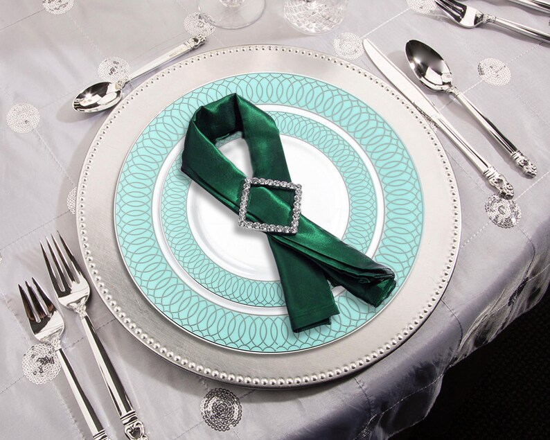 Deluxe Dinner Plates or Salad Plates Vibrant Colors Spiral | Etsy