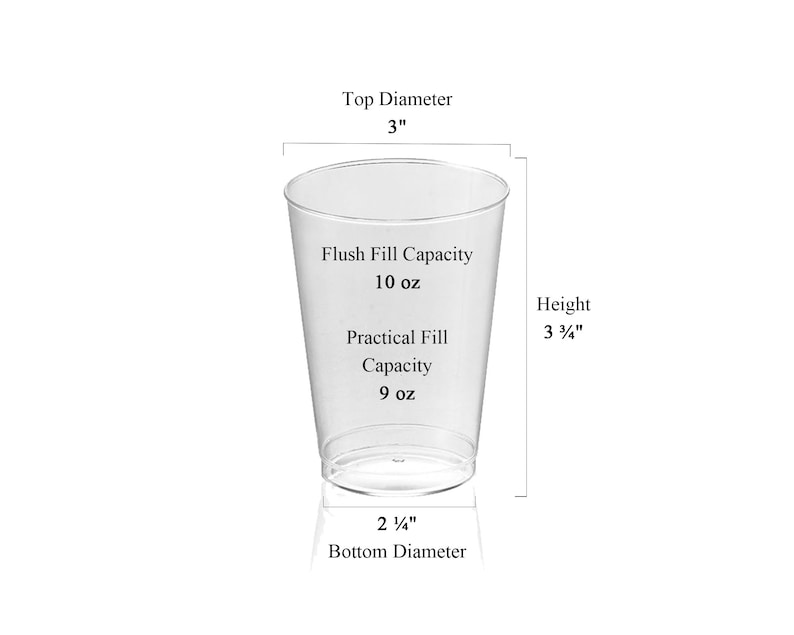 Fancy Disposable Hard Plastic Cups, Round Cups, Square Cups, Clear ...