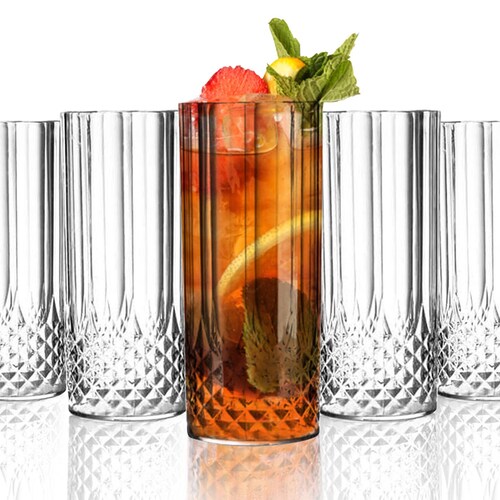 Crystal Clear Round Party Cups Disposable Plastic Cups Fancy - Etsy