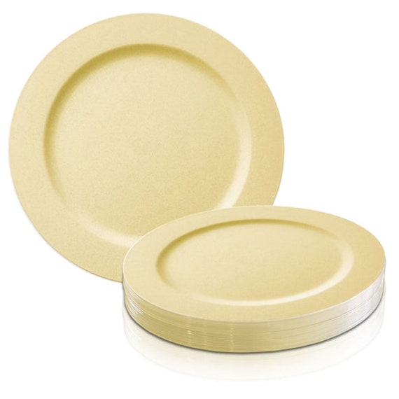 Disposable Plastic Dinner Plates or Salad Plates Elegant - Etsy