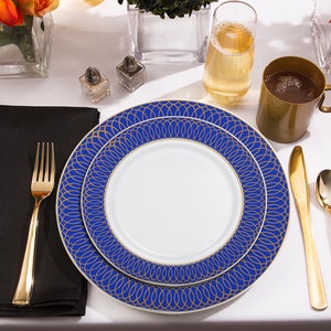 Deluxe Dinner Plates or Salad Plates, Vibrant Colors Spiral Design ...