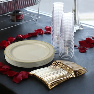 Fancy Disposable Hard Plastic Cups, Round Cups, Square Cups, Clear ...
