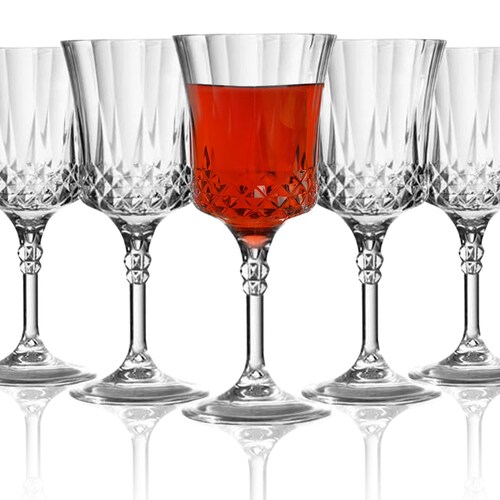 Crystal Clear Round Party Cups Disposable Plastic Cups Fancy | Etsy