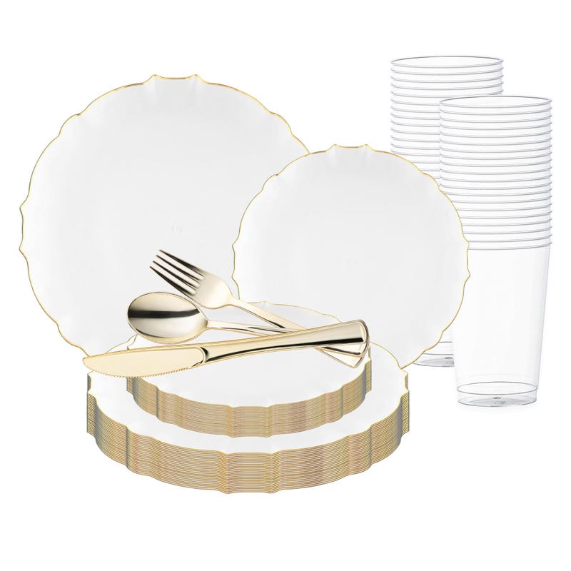 Fancy Plates Disposable - Etsy