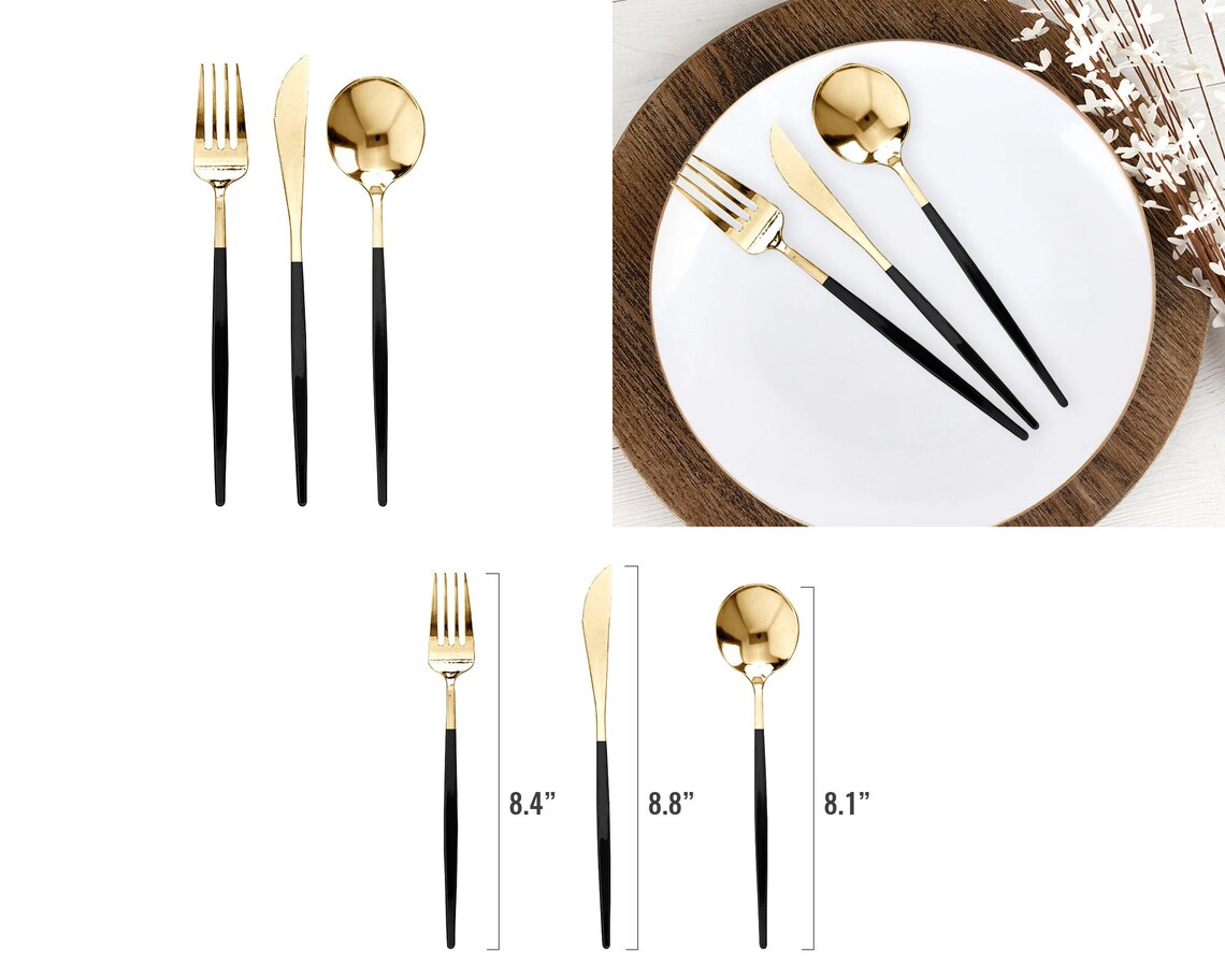 Elegant Disposable Plastic Spoons Forks or Knives Fancy - Etsy