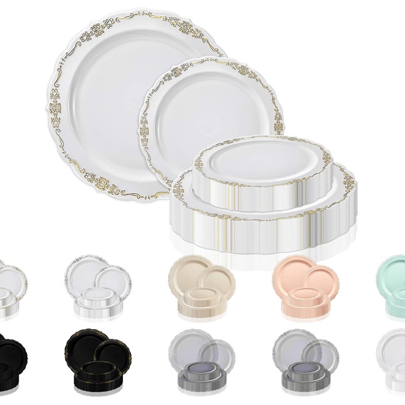 Plastic Plates - Etsy