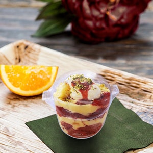 Clear Plastic Dessert Cups With Lids, Mini Parfait Cups, Party Supplies ...