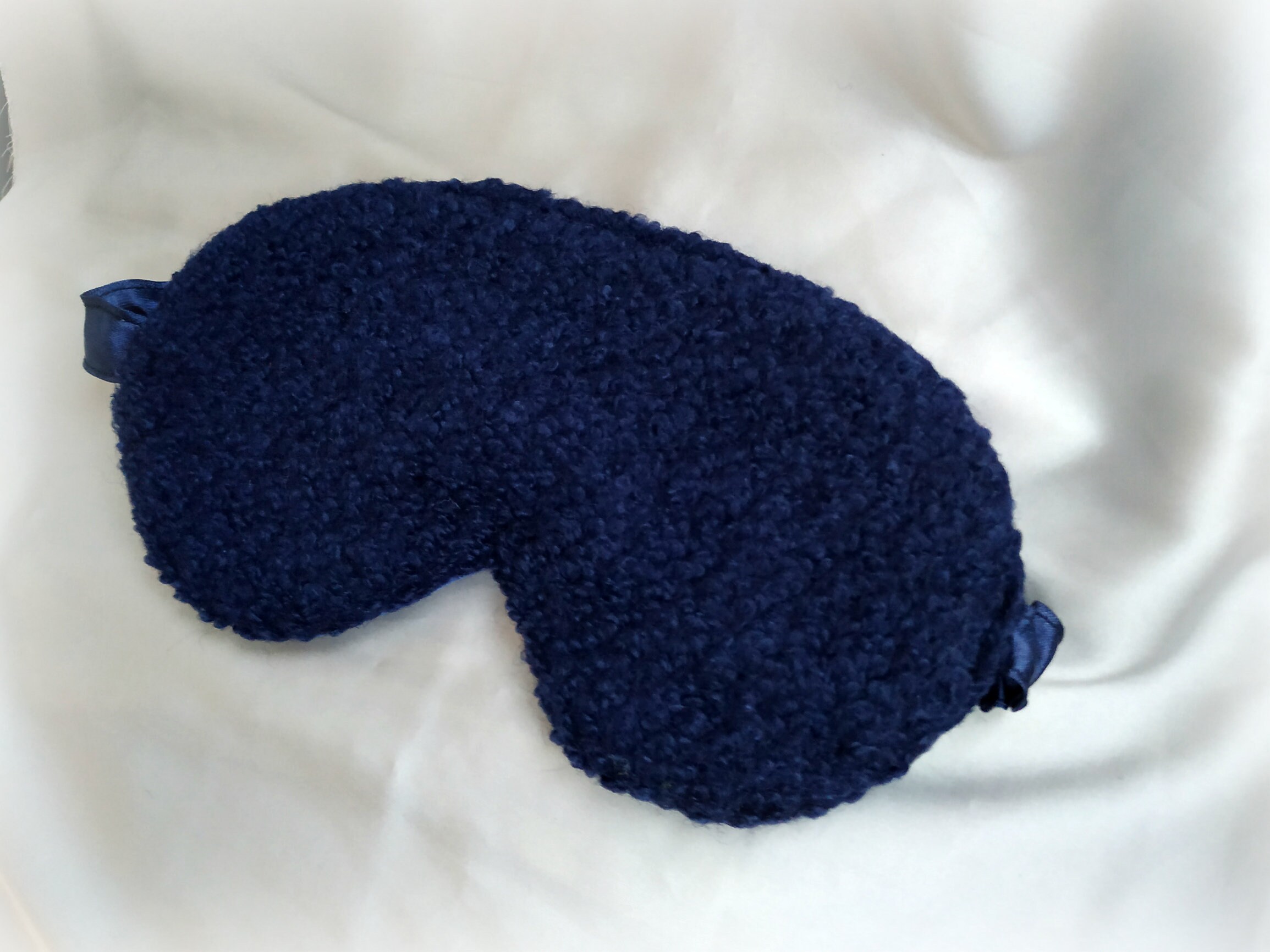 Navy blue Sleep mask / Eye mask / Gift for her or him / Travel | Etsy