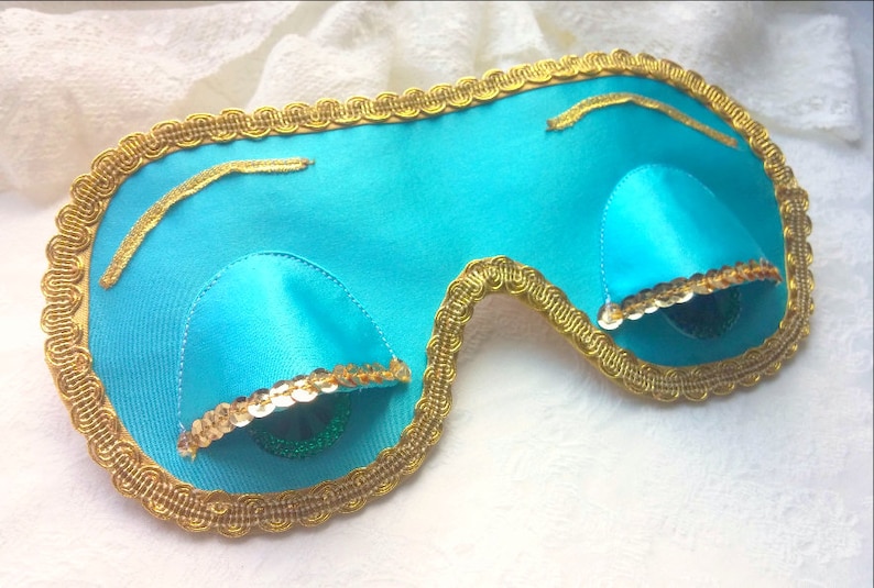 Holly Golightly Turquoise Sleep Mask Audrey Hepburn Night - Etsy