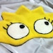 Mask for Sleeping lisa Marie Simpson/ Funny Yellow Eye Mask Gift for ...