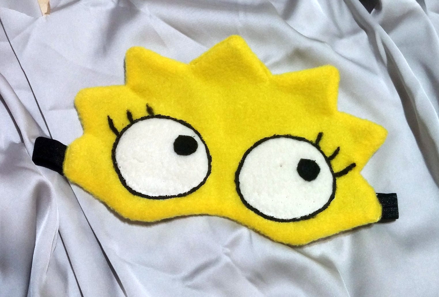 Mask for Sleeping "lisa Marie Simpson"/ Funny Yellow Eye Mask Gift for ...