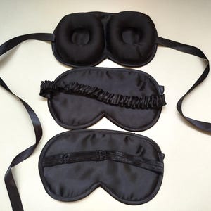 3D Gold Sleep Mask for Lash Extensions Satin Eye Mask With Deep Eye ...