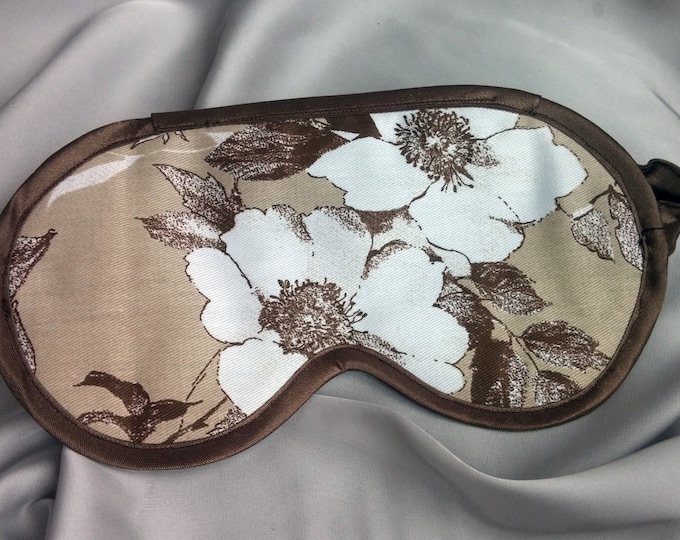 Eco-friendly Sleeping Mask, Organic Cotton Sleep Mask With Flower on ...