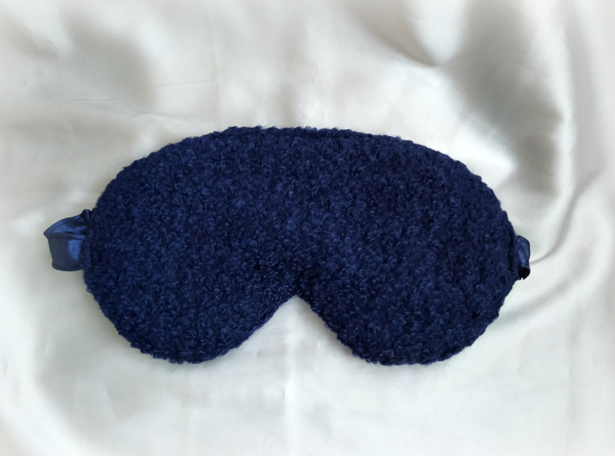 Navy blue Sleep mask / Eye mask / Gift for her or him / Travel | Etsy