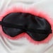 Pink Furry Sleep Mask / Eye Mask / Gift for Her or Him / - Etsy