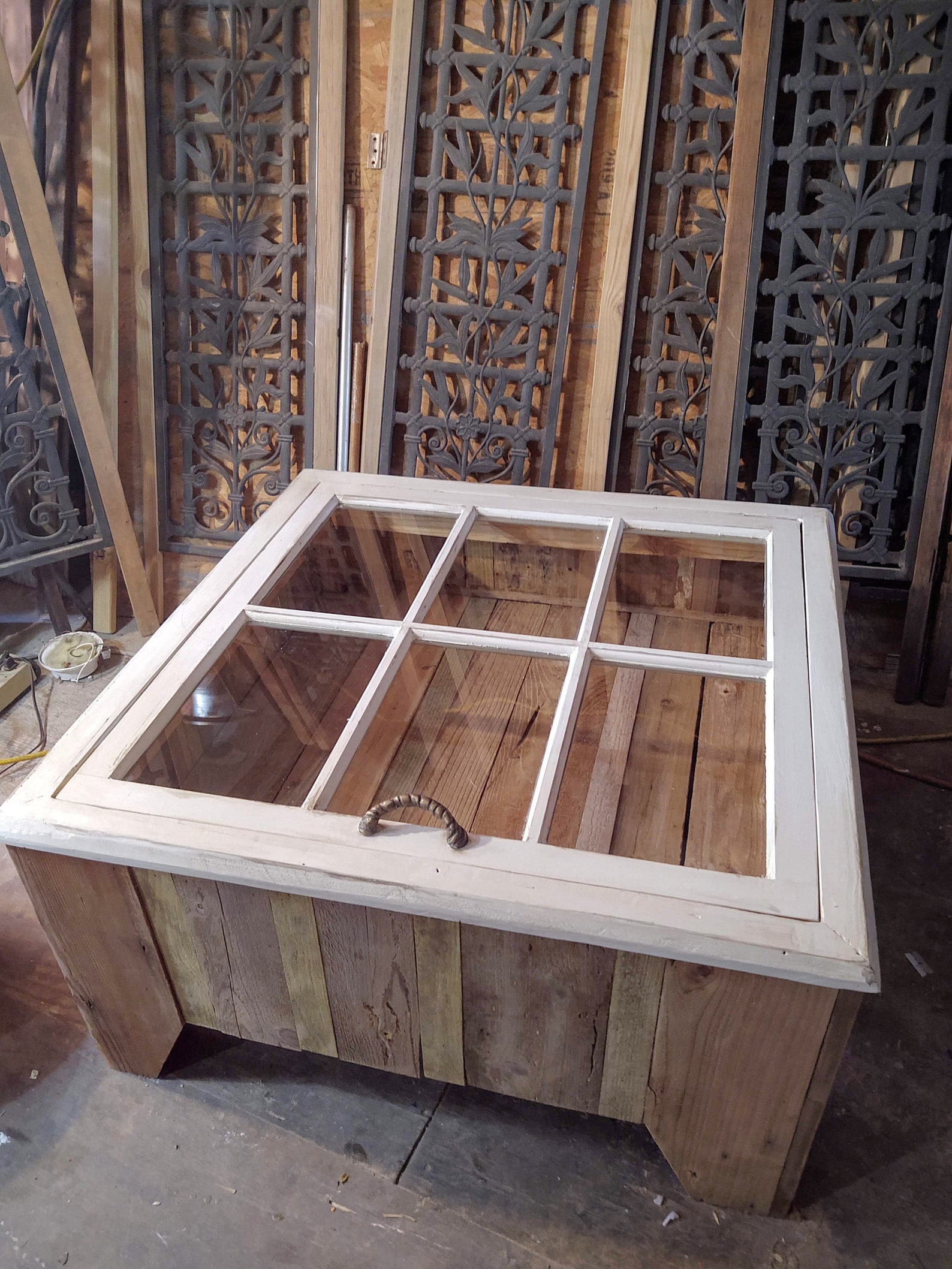 Antique Window Reclaimed Wood Table Rustic Display Table Old - Etsy