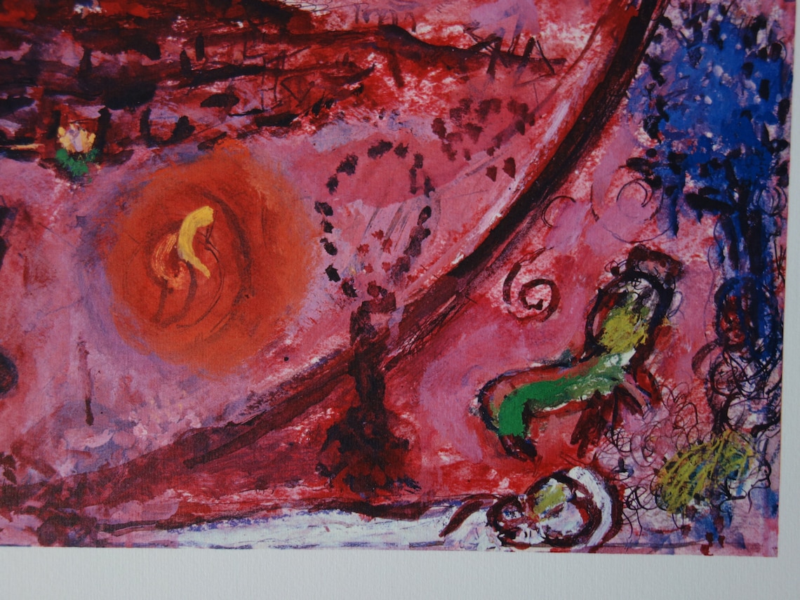 Marc CHAGALL : Songs of Songs III Signed Lithograph With COA - Etsy
