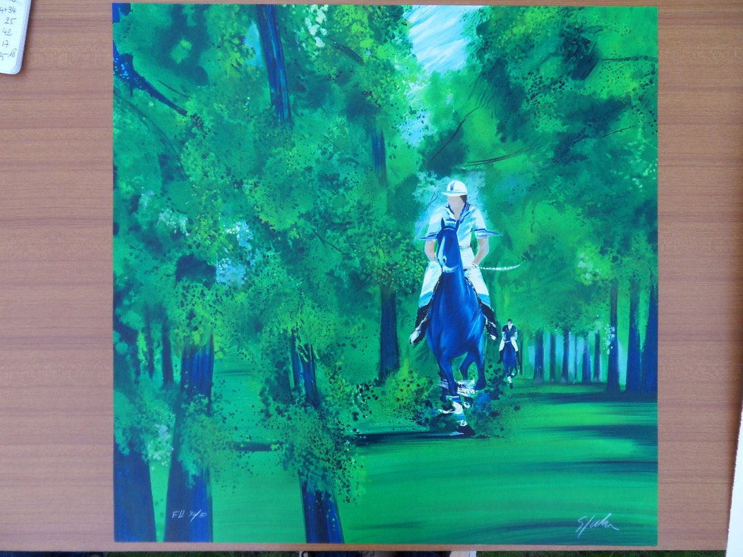 Victor SPAHN: Walk in the Forest Original Signed Lithograph - Etsy
