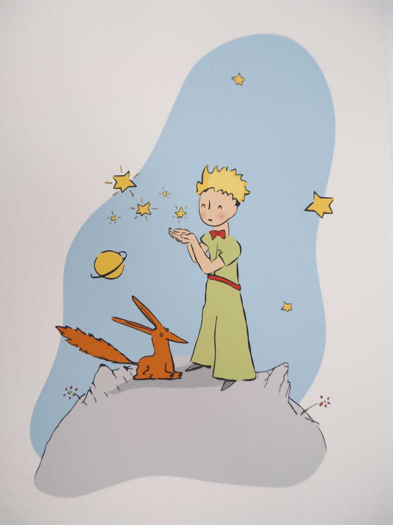 Antoine DE SAINT EXUPERY After the Little Prince the Fox - Etsy