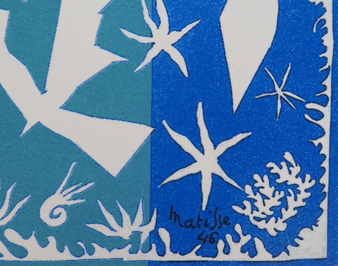 Henri Matisse : Polynesia Doves in the Sky Screen Print - Etsy