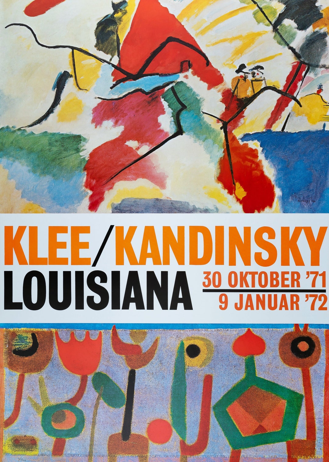 Paul KLEE and Vassily KANDINSKY: Klee and Kandinsky Original Poster - Etsy
