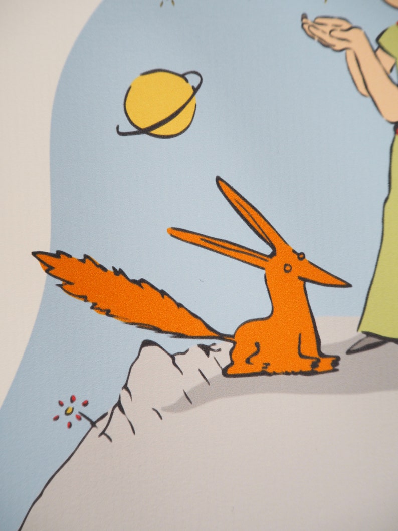 Antoine DE SAINT EXUPERY After the Little Prince the Fox - Etsy