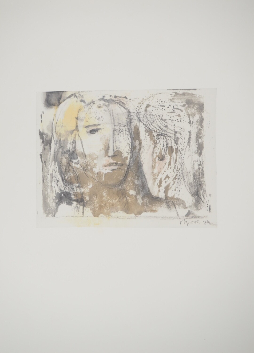 Henry MOORE: Faces of Women Signed Lithograph With Certificate - Etsy