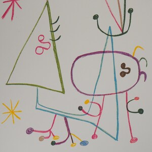 Joan MIRO: Family Under the Star, Signed Lithograph - Etsy