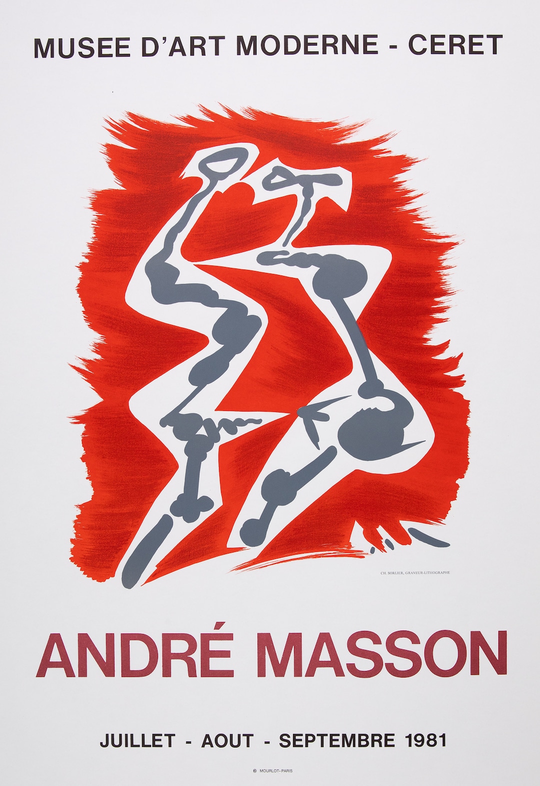 Andre MASSON: Surrealist Characters, Vintage Poster Musée Céret, 1981 ...