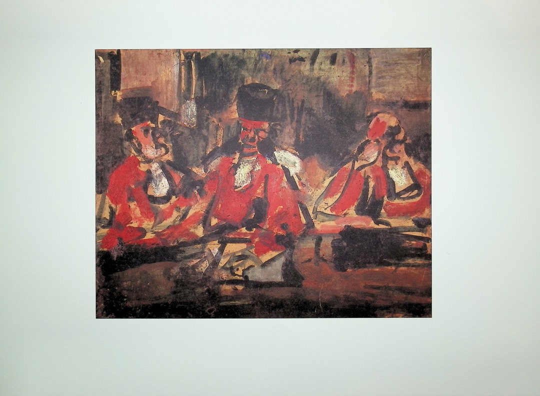 Georges Rouault: Judges 2 Signed Lithograph With Certificate - Etsy