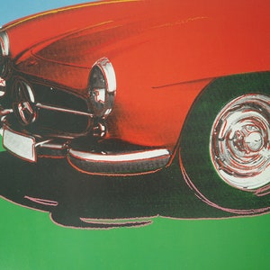 Andy WARHOL: Mercedes-benz Coupé 300 SL, Screenprint - Etsy