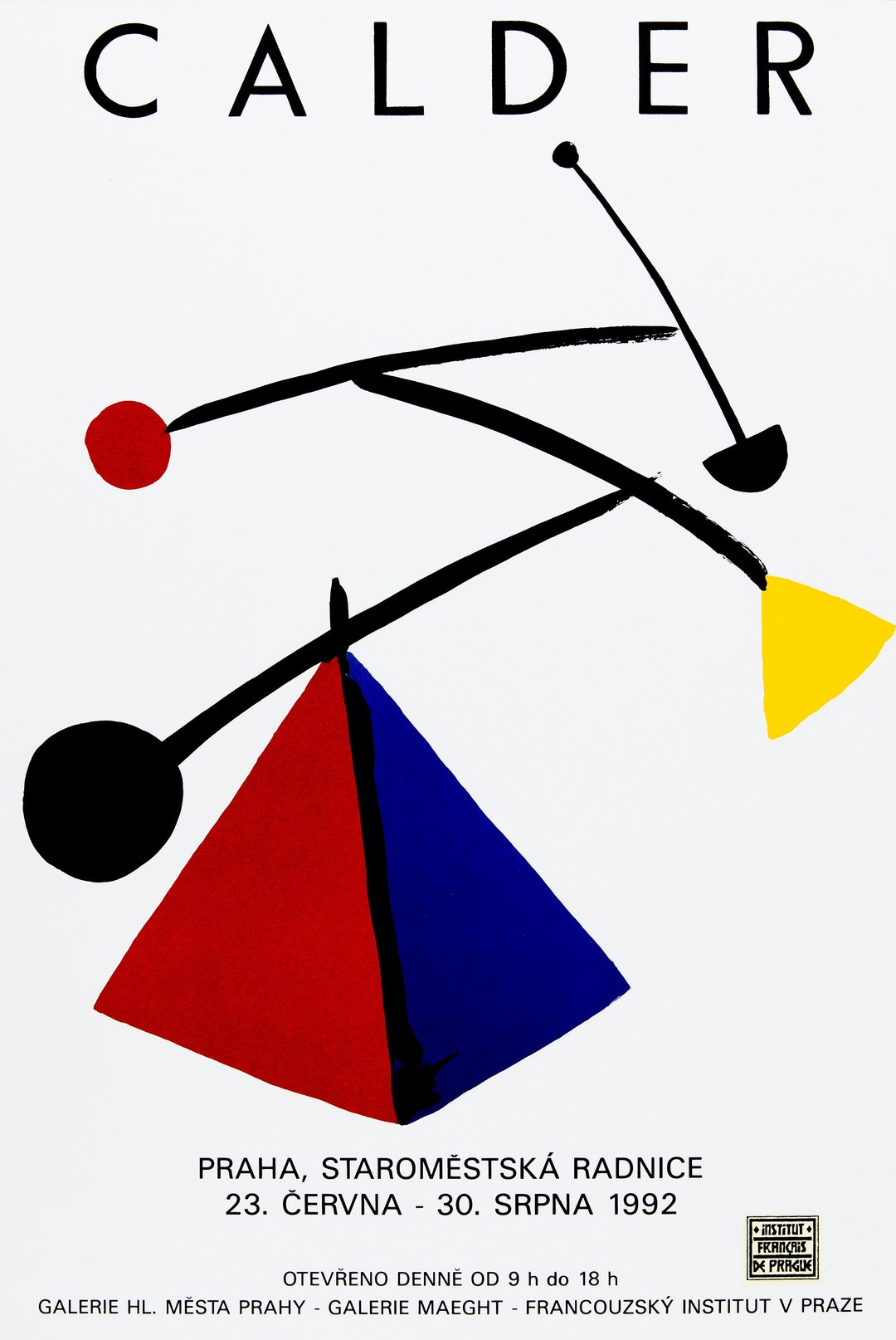 Alexander CALDER: Mobiles Exhibition in Prague, Original Lithograph ...