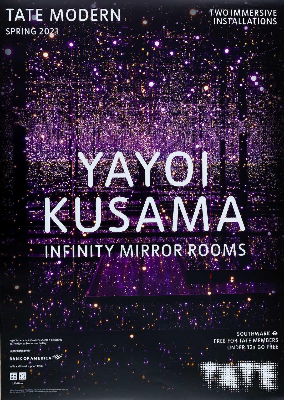 Yayoi KUSAMA: Infinity Mirror Rooms Original Poster - Etsy