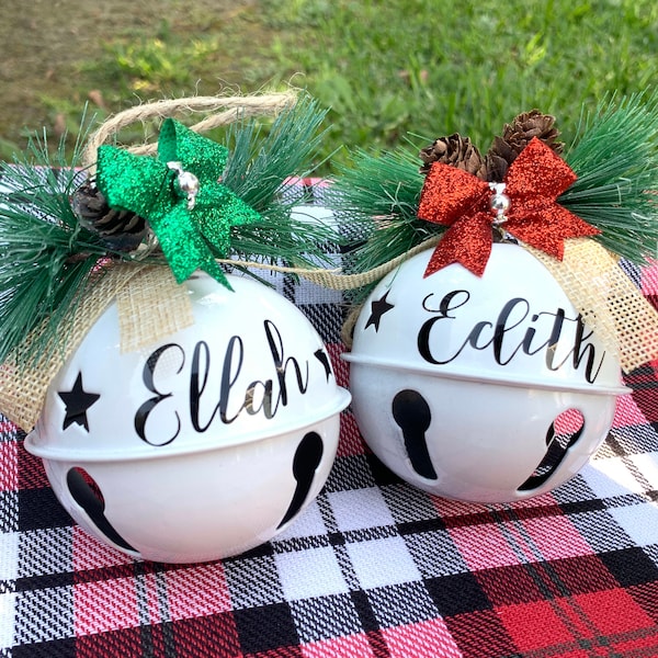 Custom Engraved Jingle Bells - Etsy