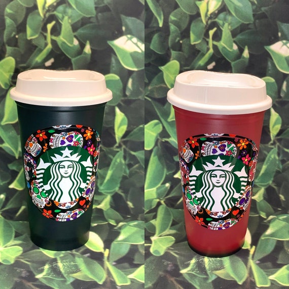 Starbucks changing color cup Starbucks hot cup coffee dia | Etsy
