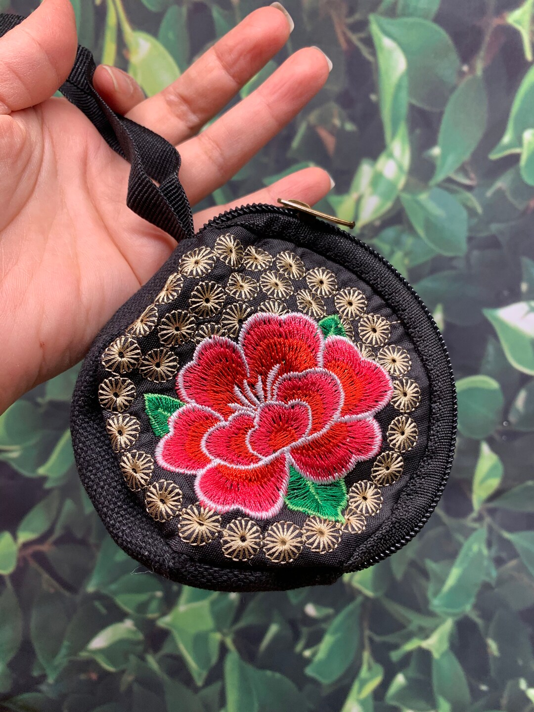 Embroider Mini Boho Bag/ Artisan Bag / Monedero/coin Bag/ Mini Pouch ...