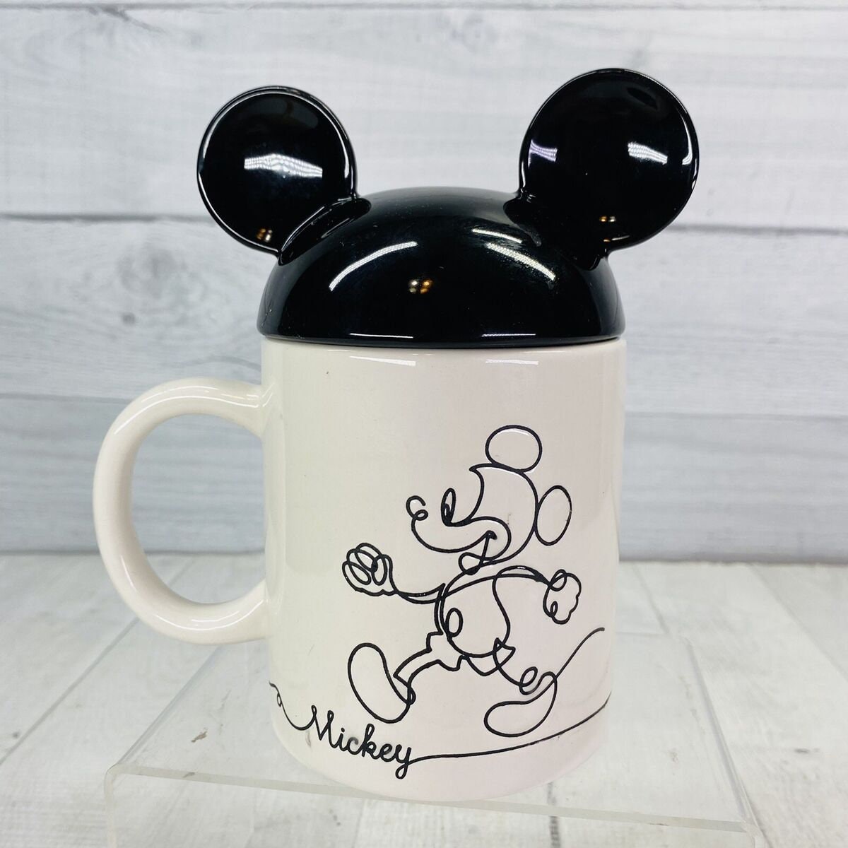 New Disney Mickey Mouse Linear Sketch Ceramic Mug/ Sketchbook Coffee ...