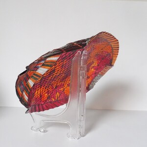 Painted Glass Fish Plate | Nautical Decor | Faberge Style | Red Glass ...