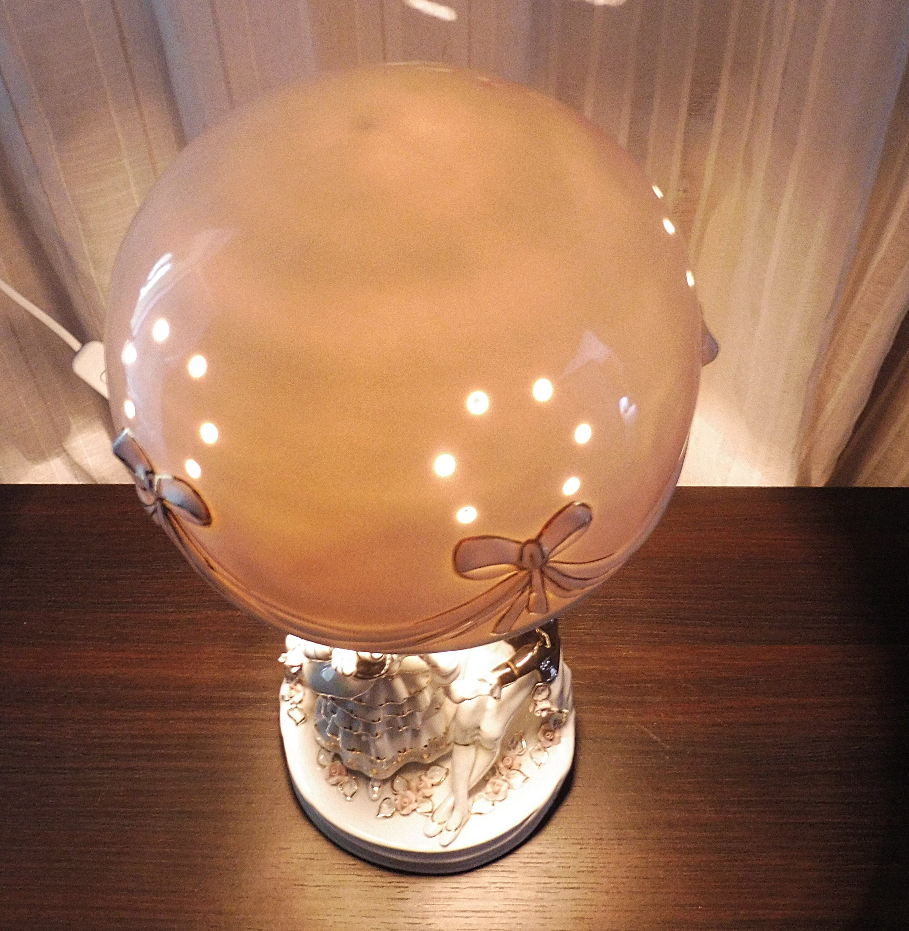 Porcelain Table Lamp Vintage Lamp Fine Porcelain Lamp Apulum Lucru ...